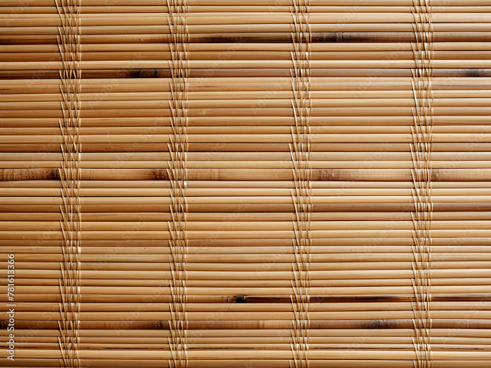 Seamless texture of Japanese bamboo plate mat for backgrounds Stock ...