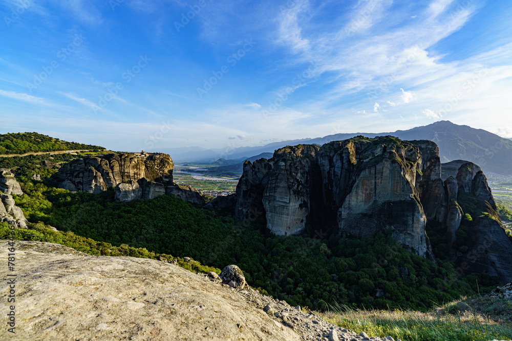 The Meteora is a rock formation in northwestern Greece, hosting one of ...
