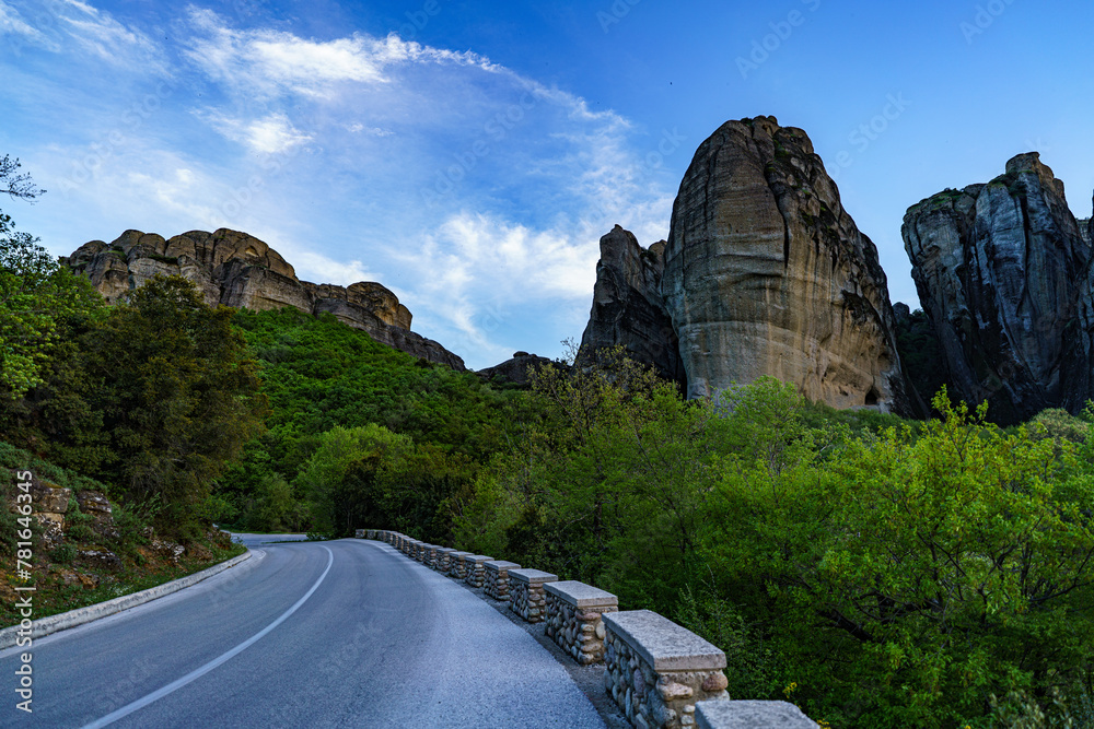 The Meteora is a rock formation in northwestern Greece, hosting one of ...