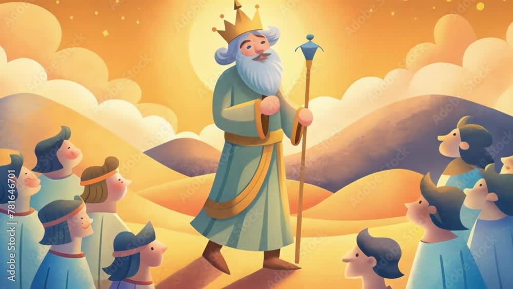 Vidéo Stock The Shepherd King Despite facing many challenges and ...