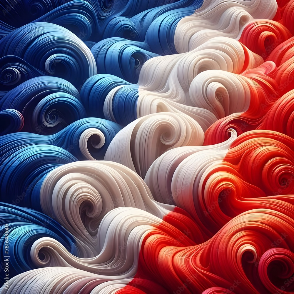 bstract digital background or texture design of french flag colors ...