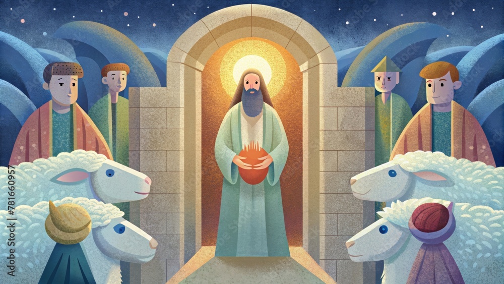 During the Passover feast the of the lamb was painted on the doorposts ...