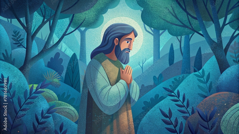 The Garden of Gethsemane As Jesus prayed in the garden before his ...