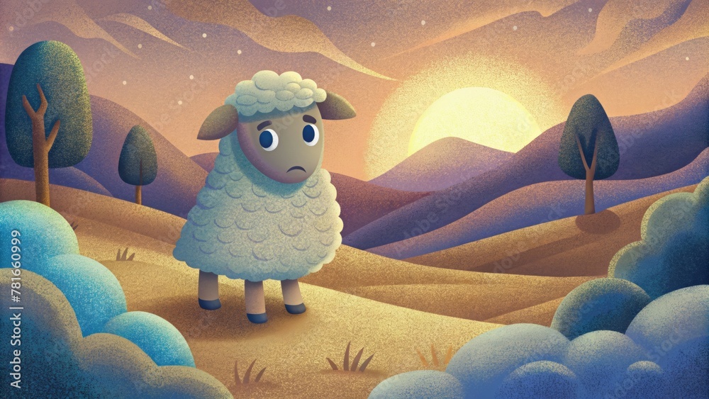 A lost sheep In the parable of the lost sheep Jesus describes leaving ...