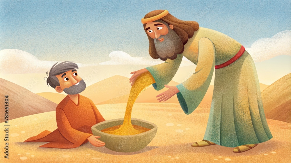 When Jesus healed the blind man by making mud from his own saliva on ...