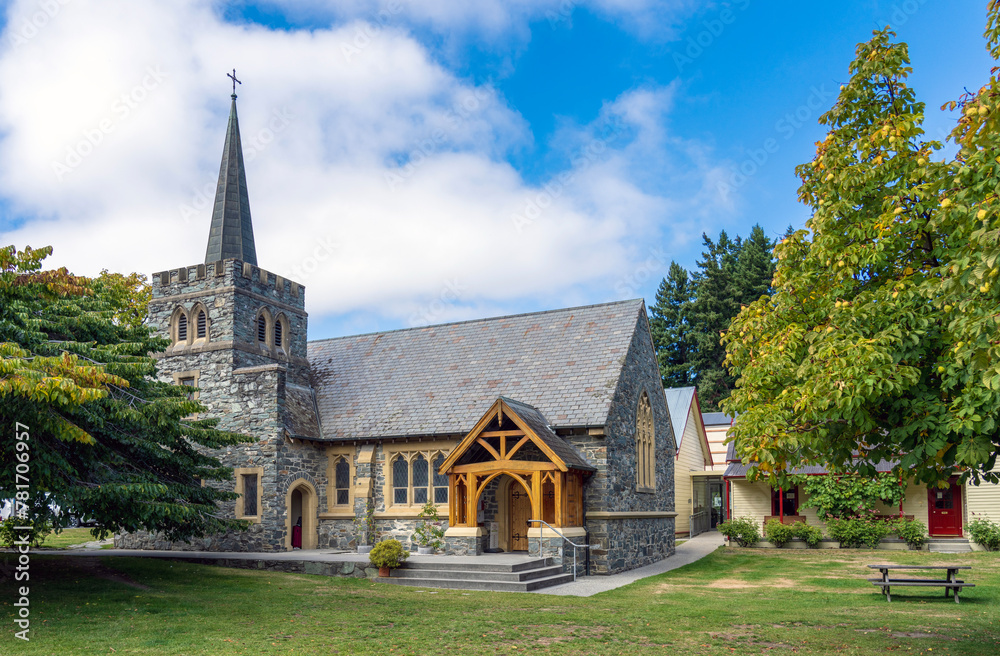 St Peter Anglican Church stands as a historical monument in Queenstown ...
