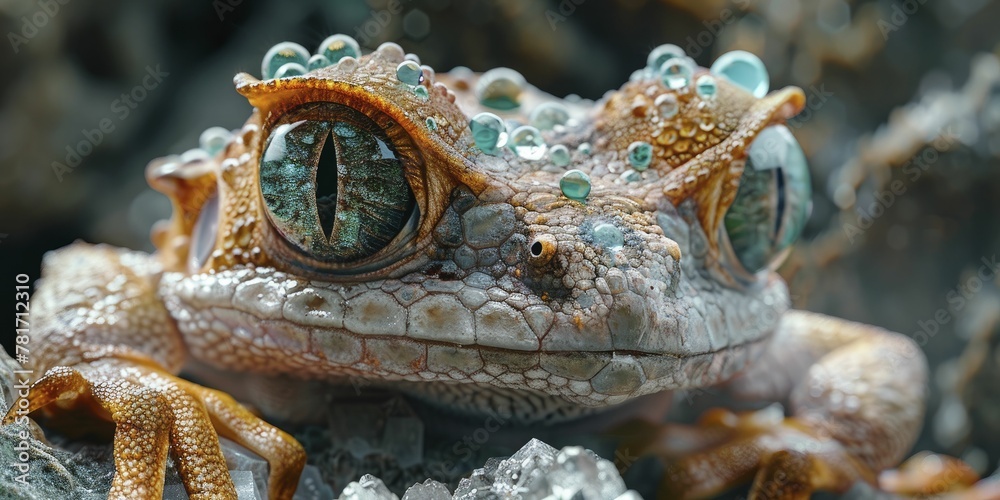 Capturing the essence of an underground marvel, its mineral-clad form ...