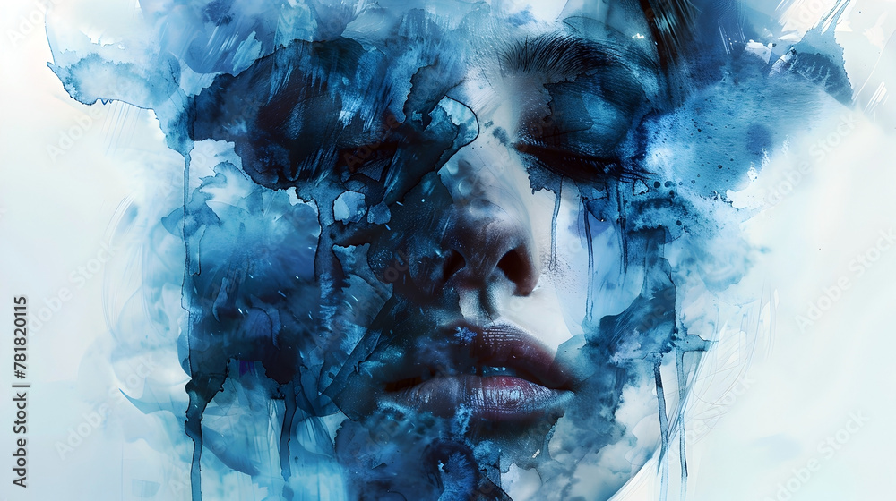 Ethereal of Mind Control A Watercolor Masterpiece of Psychological ...