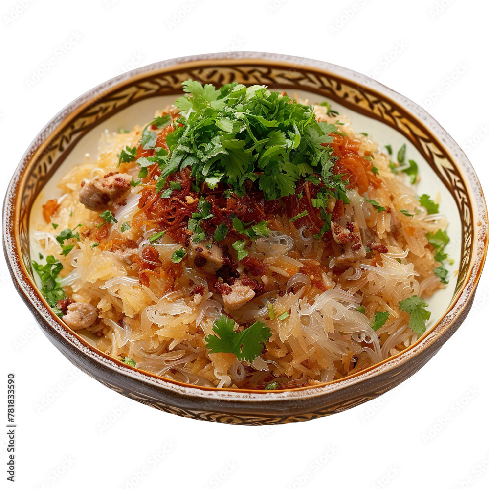 Front view of Ruz bi Sha'riyeh with Lebanese rice vermicelli pilaf ...