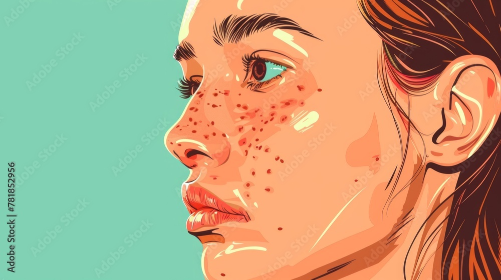 Acne a common skin condition that happens when hair follicles under the ...