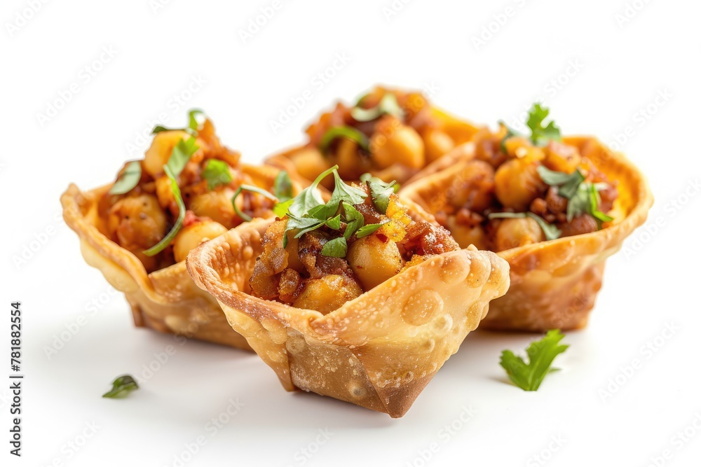 Fuchka or Puchka, Popular Street Food in Bangladesh, Consisting of ...