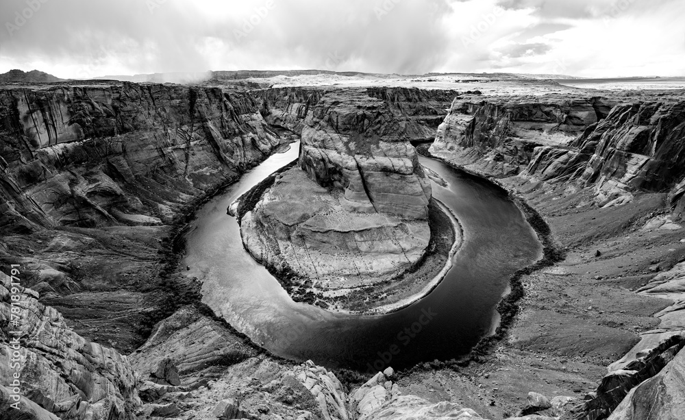 Horseshoe Bend is a horseshoe-shaped incised meander of Colorado River ...