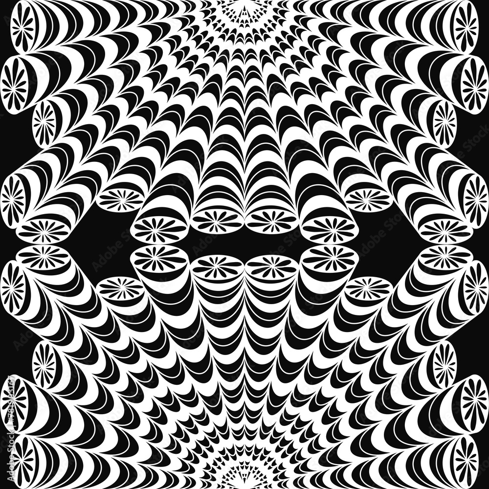 Stockillustratie Abstract, Doodle, Curve, Abstract line consists of ...