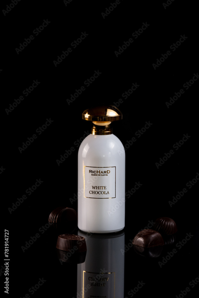 Kiev Ukraine 11 April 2024: White Chocola Richard luxury perfume ...