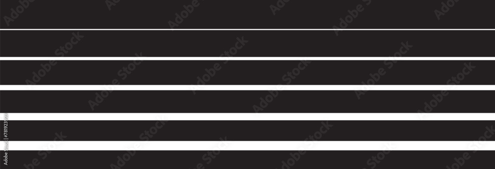 Horizontal line pattern. From thin line to thick. Parallel stripe ...
