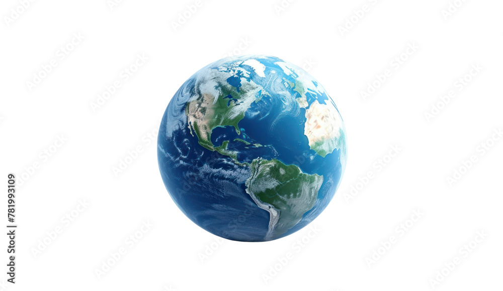 Blue planet earth isolated on transparent and white background.PNG ...
