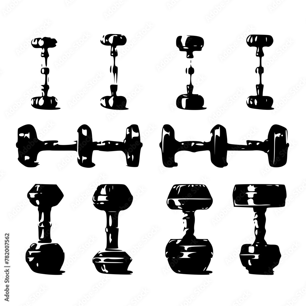 gym Svg, workout Svg, svg bundle, svg files, training svg, dumbbell svg ...