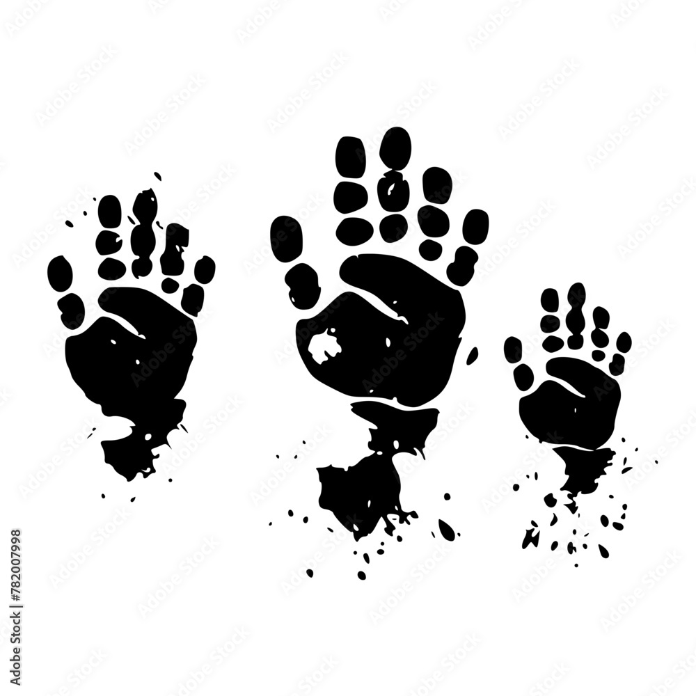 Handprint SVG, Hand Cut File, Handprint Cricut, Handprint Silhouette ...