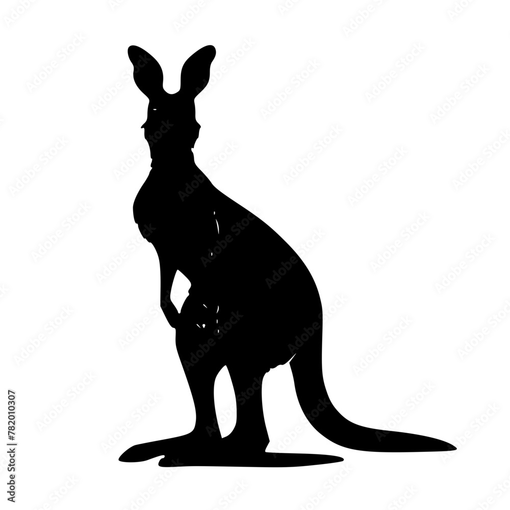 Vetor de Kangaroo Mama & Baby SVG, Kangaroo SVG, Animals Svg, Kangaroo ...