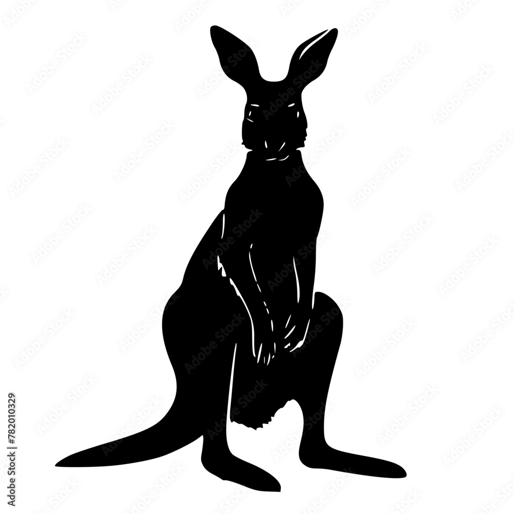 Kangaroo Mama & Baby SVG, Kangaroo SVG, Animals Svg, Kangaroo Dxf ...
