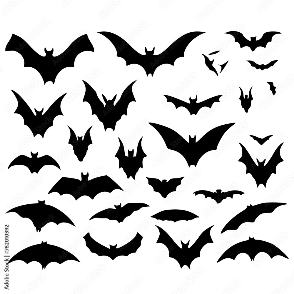 Halloween Bats SVG, Bats Bundle Svg, Bats Clipart, Bats Cut Files For ...