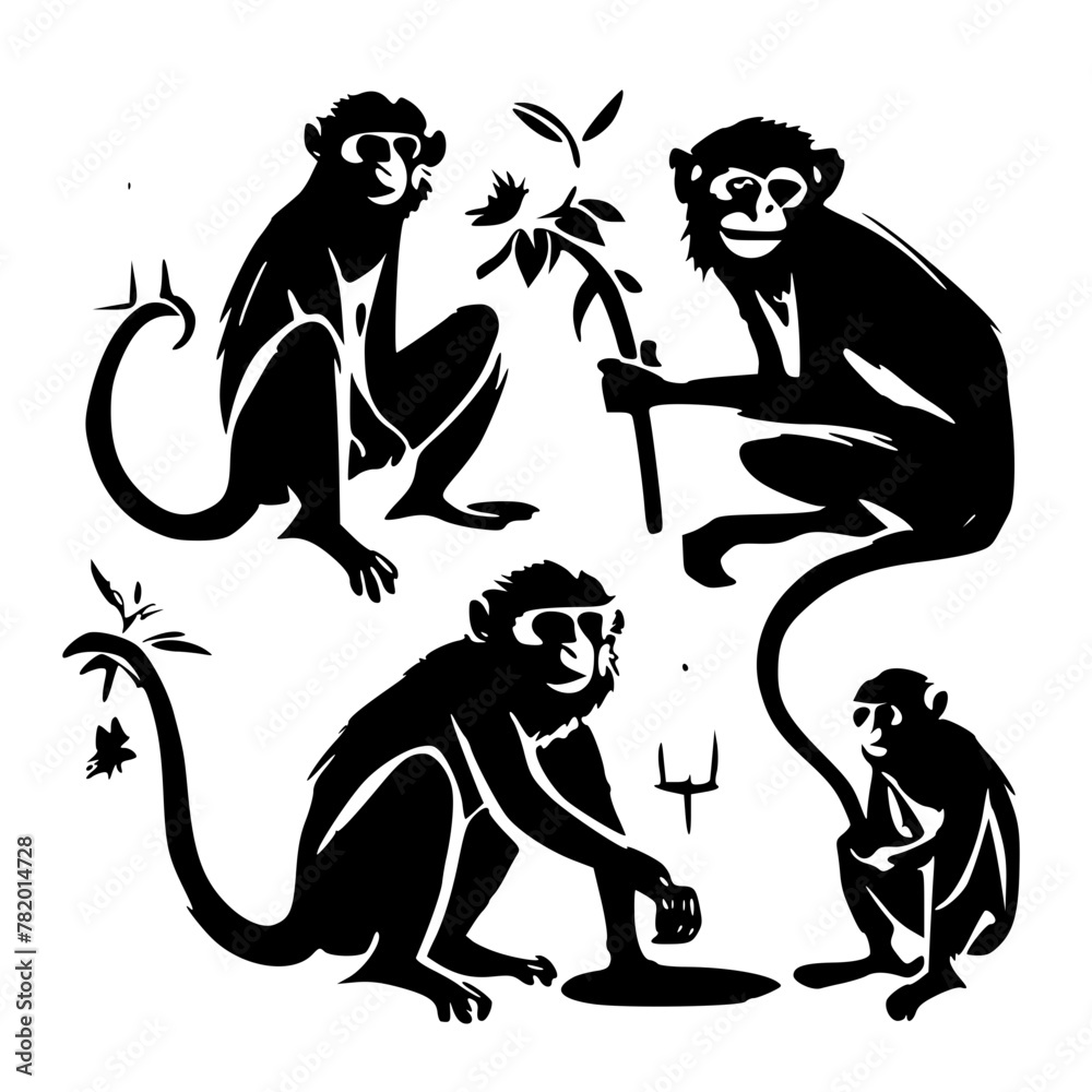 Monkey SVG, Monkey Cricut, Gorilla Svg, Monkey Clip Art, Monkey Png ...