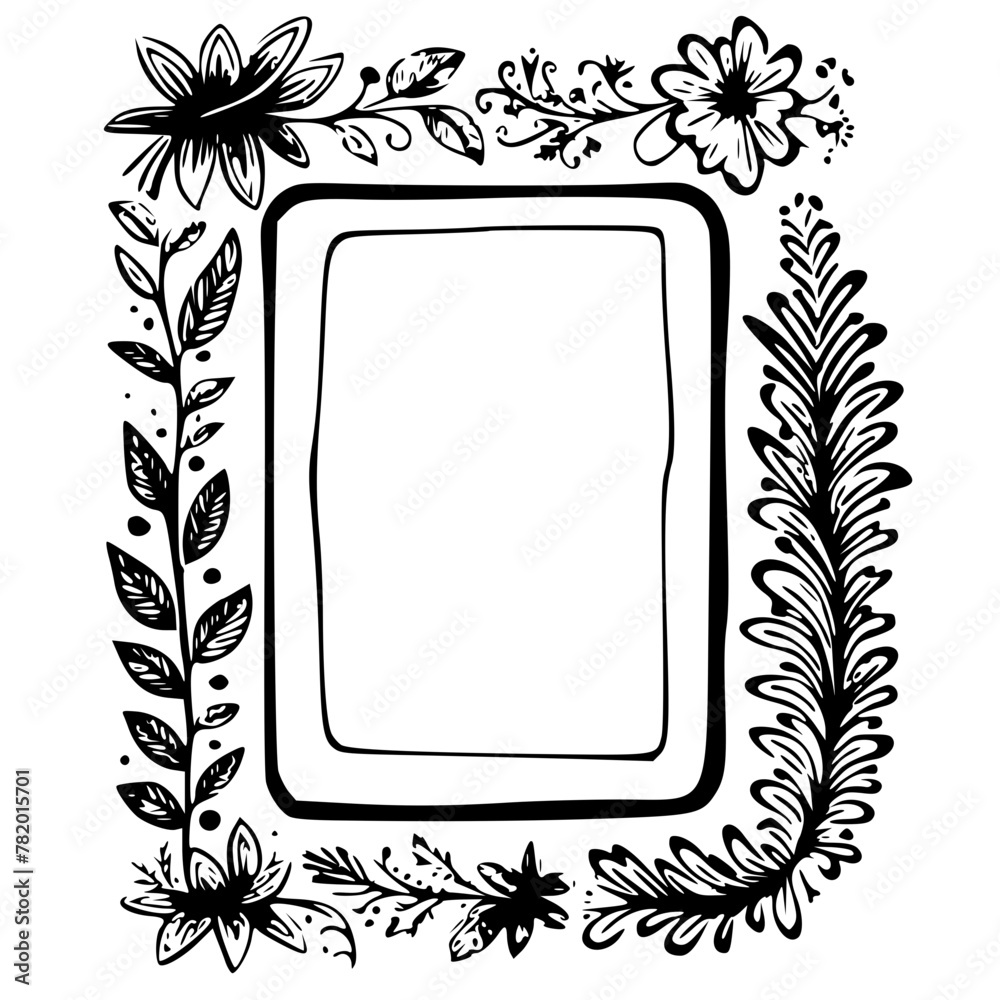 Double Frame SVG, Square Frame Bundle, Double Border, Rectangle, Circle ...