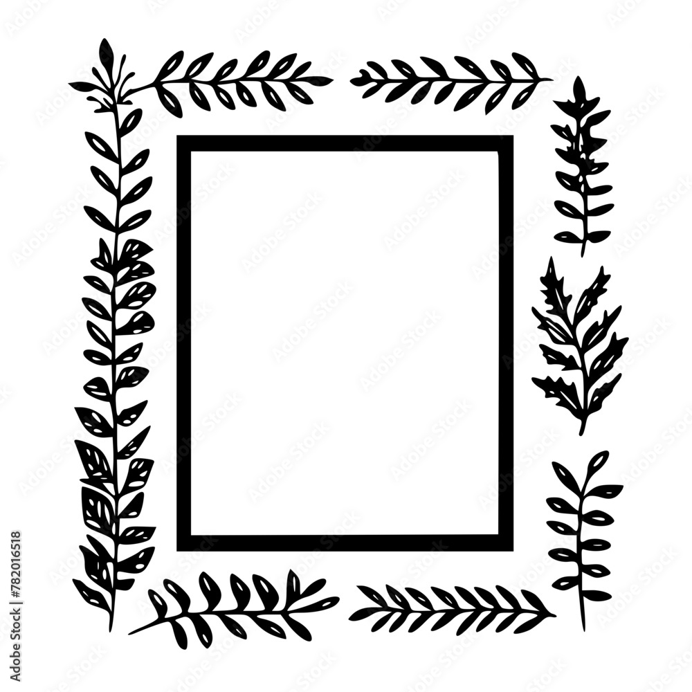 Double Frame SVG, Square Frame Bundle, Double Border, Rectangle, Circle ...