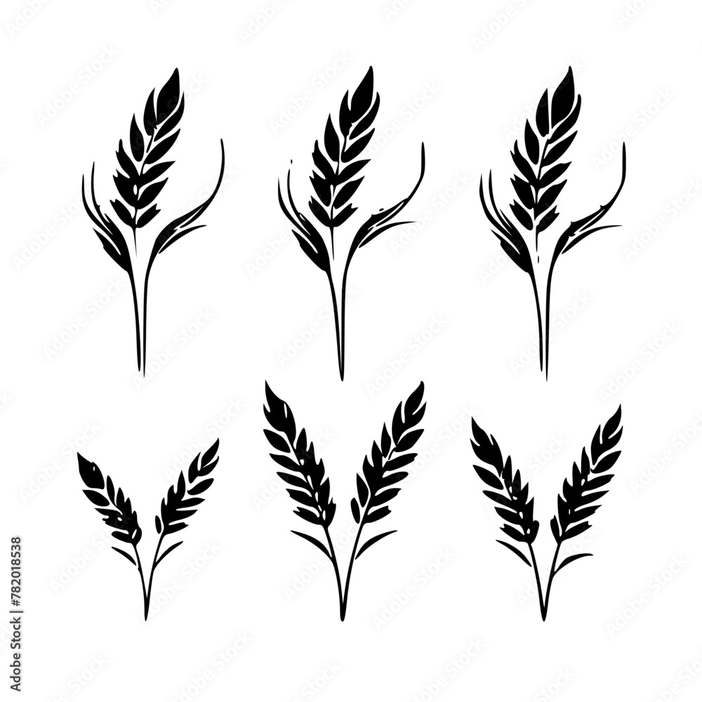 Wheat SVG designs, Wheat logo, Wheat vector, Wheat Field png, Wheat ...