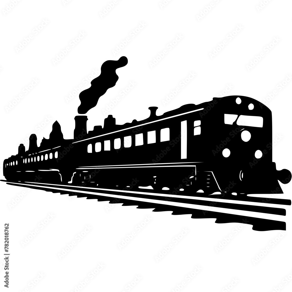 locomotive cut file, kids clipart, choo choo svg, train svg bundle ...