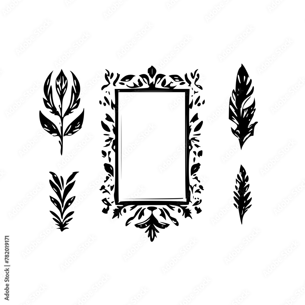 Double Frame SVG, Square Frame Bundle, Double Border, Rectangle, Circle ...