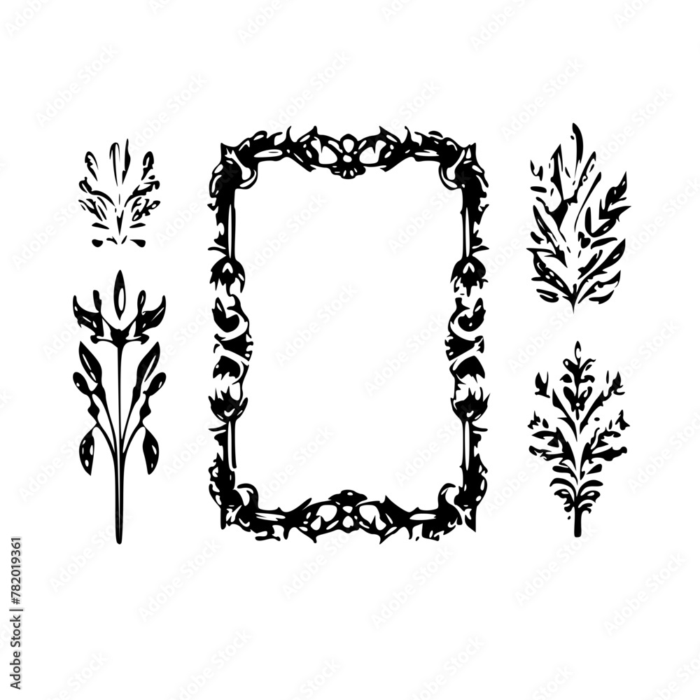 Vetor de Double Frame SVG, Square Frame Bundle, Double Border ...