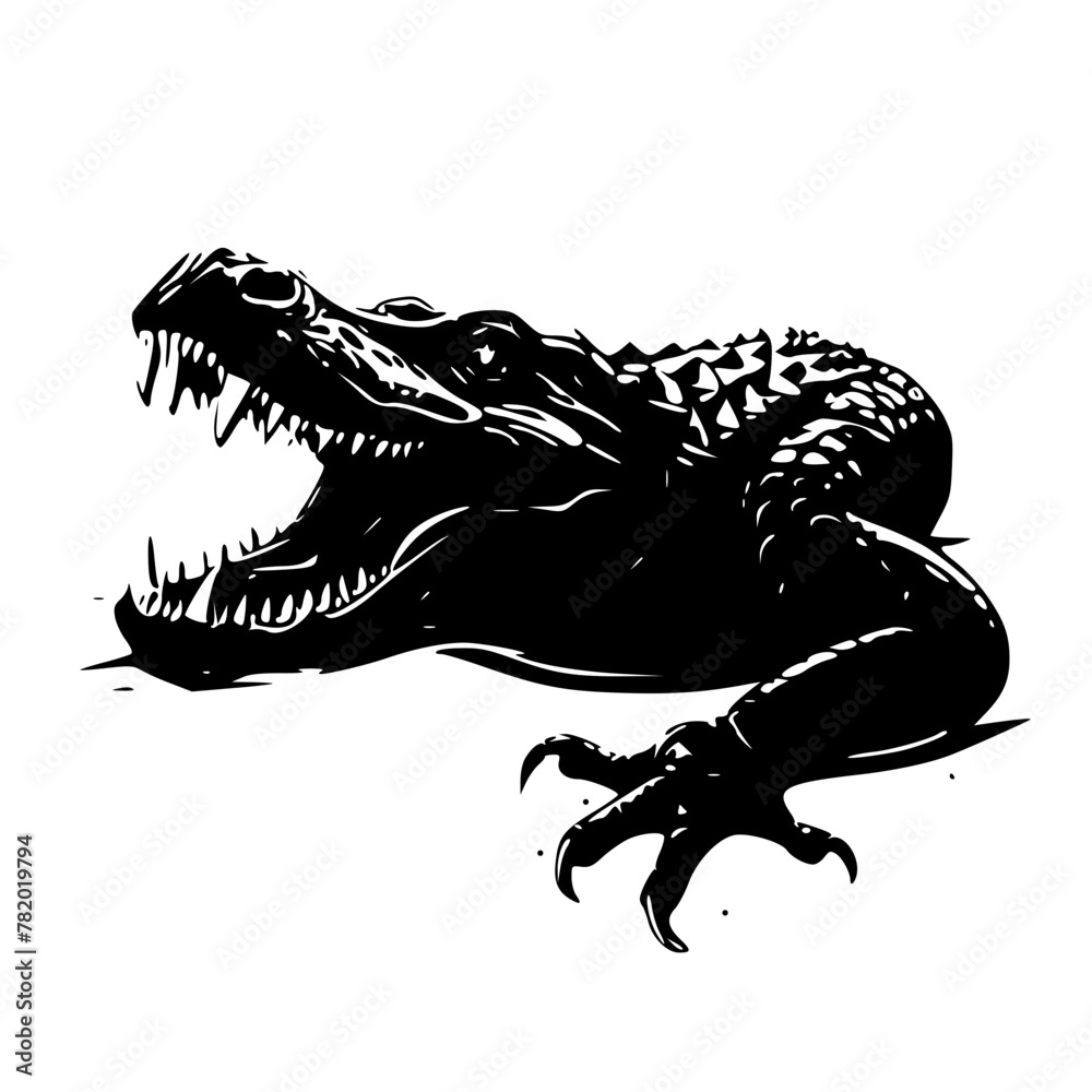 Alligator SVG Bundle, Reptile svg, Alligator dxf, Alligator png ...