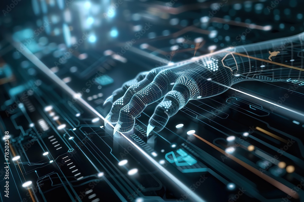 In the parallel world of pixels and circuits a cyber animals footprint ...