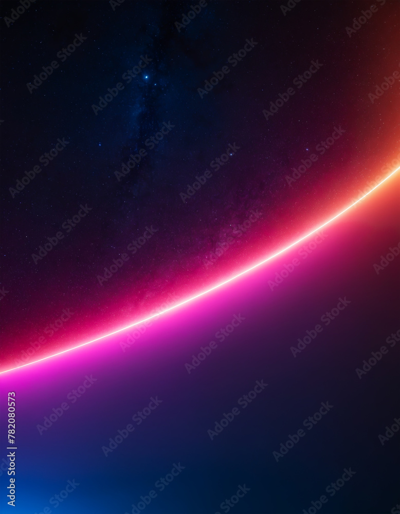 abstract dark gradient background with stars and galaxies illuminated ...