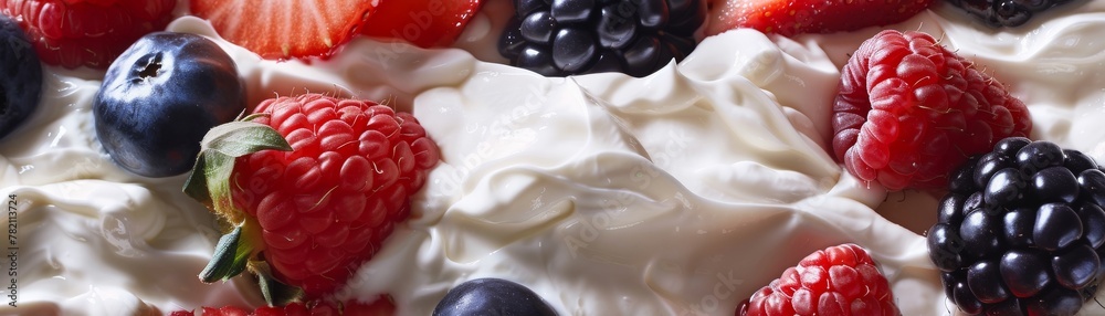 In the heat of summer, a dollop of cool, refreshing yogurt atop fresh ...