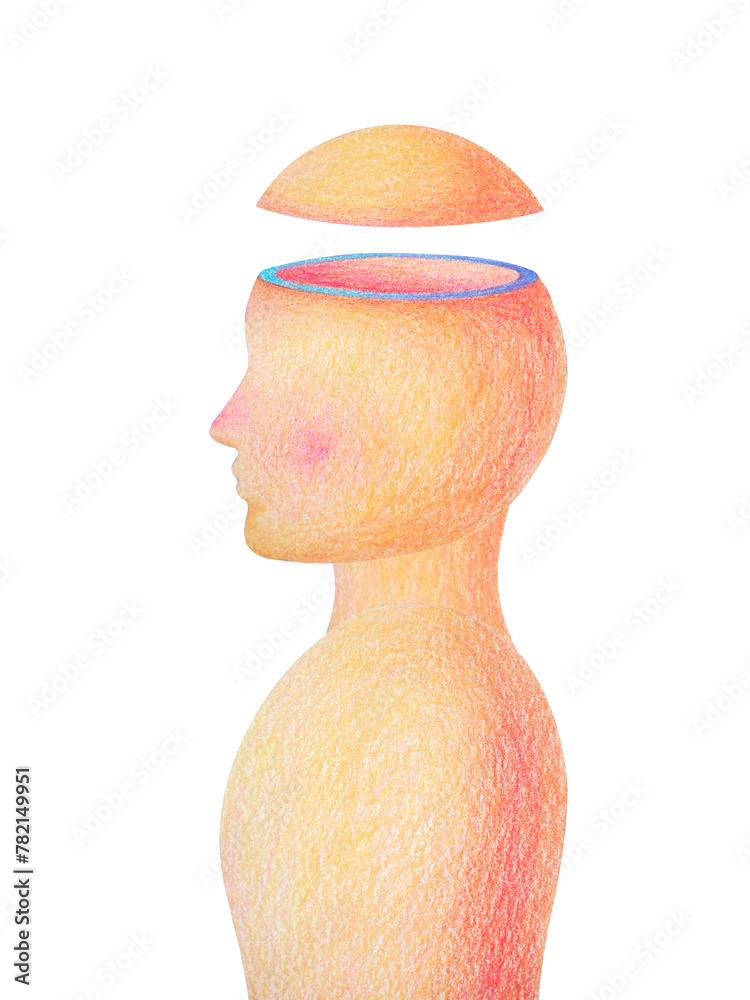 human open head empty face body mind mental health healing spiritual ...