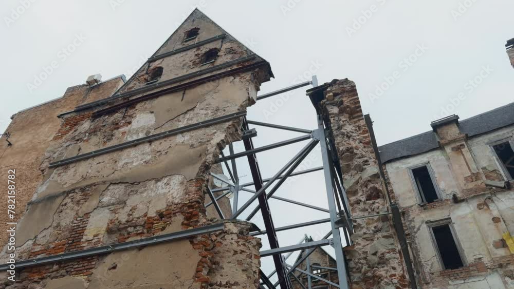 Architectural Contrast: Compelling visuals of a metal structure ...