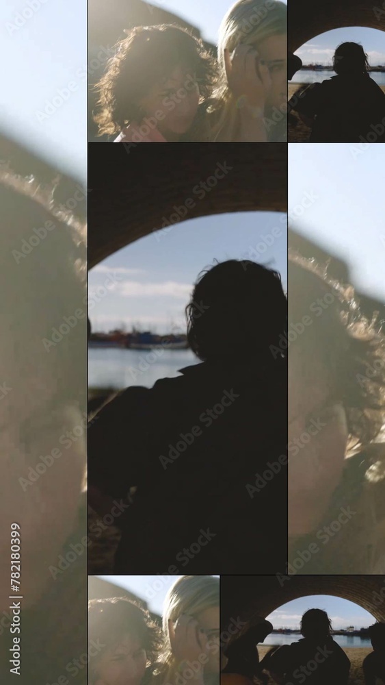 Vertical Media Collage with 3 Layouts Stock Template | Adobe Stock