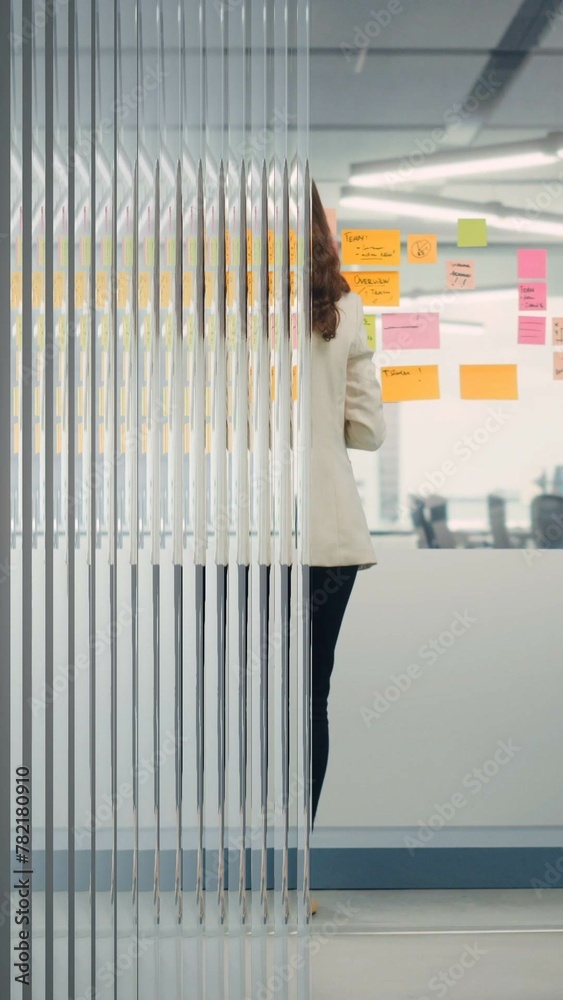 Vertical Plexiglass Transition Stock Template | Adobe Stock