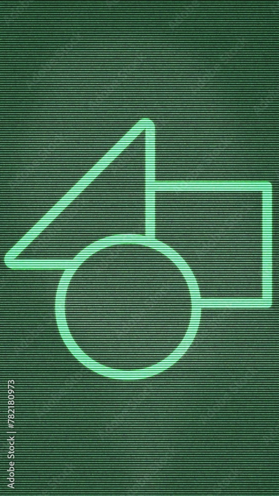 Vertical Scan Line Media Stock Template | Adobe Stock