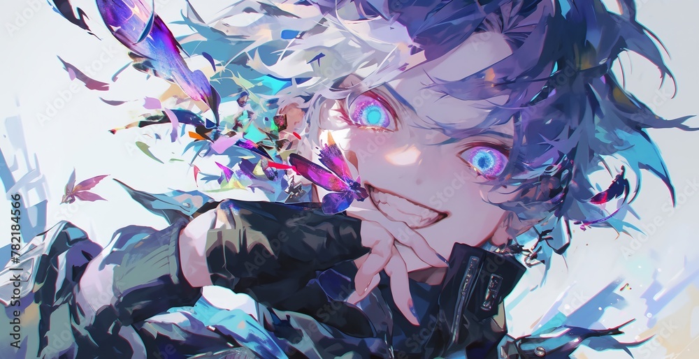 evil anime protagonist sorcerer magic dark mysterious powerful ...