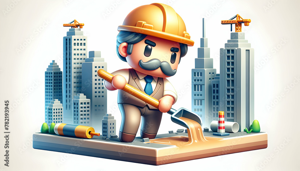 3D Icon: Foundation Frontiers - Laying the Groundwork for Future ...