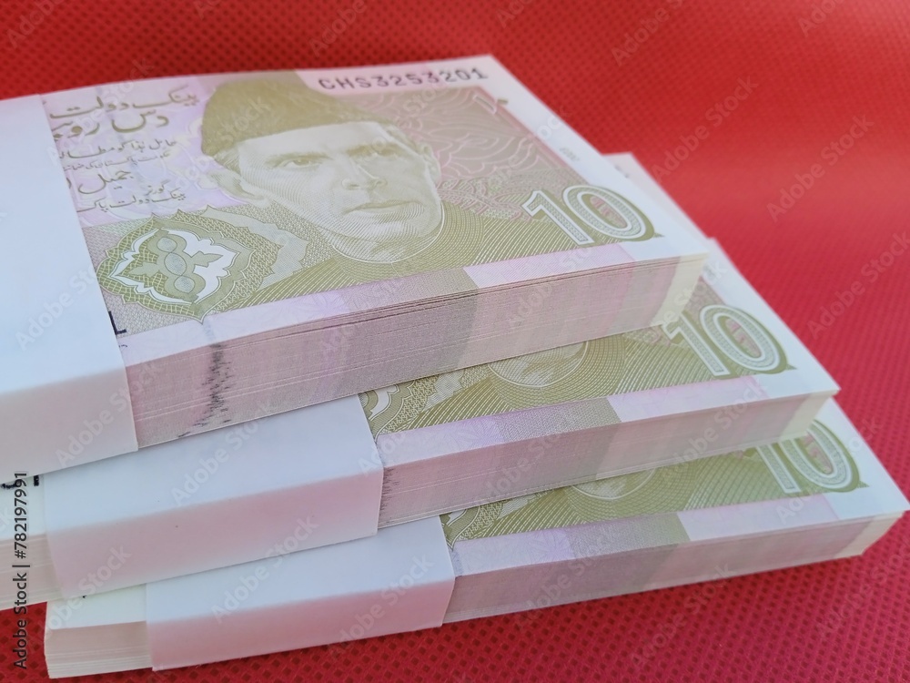 Bundle of Pakistani Currency. 10 Rupees note Pakistani, Pakistani ...