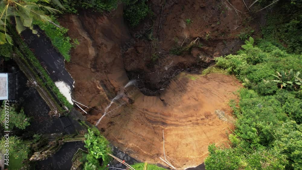 This detailed top-down view captures destruction caused by local ...