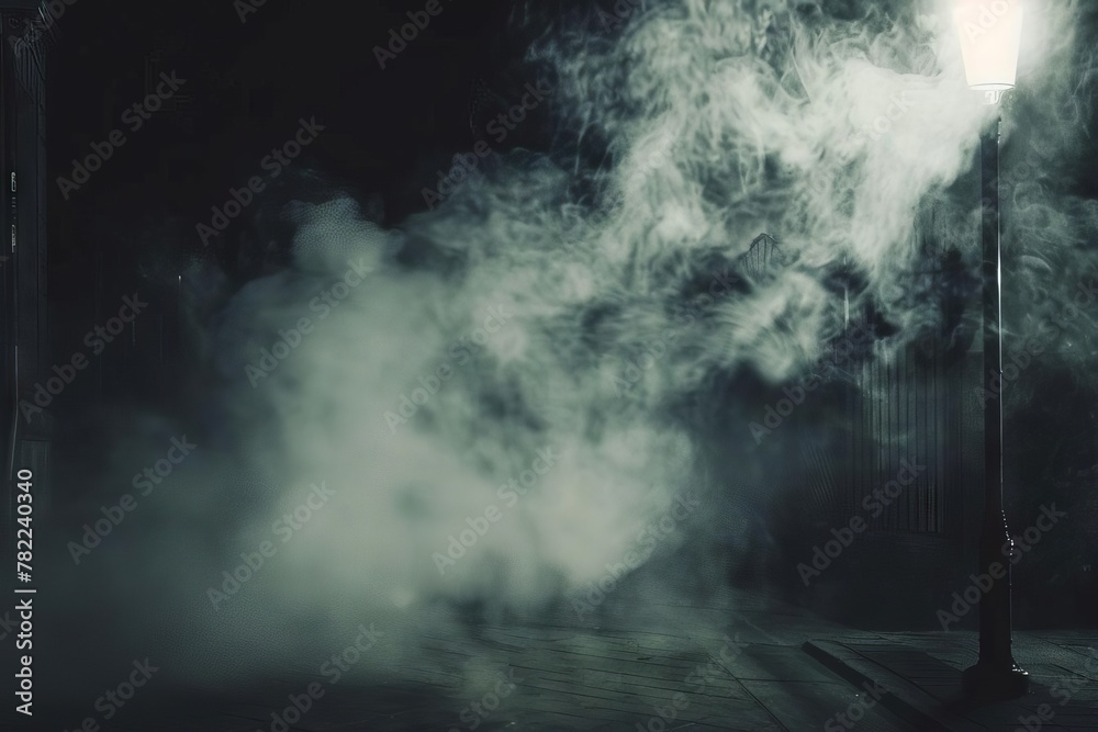 eerie ground smoke haze in the dead of night spooky fog texture overlay ...