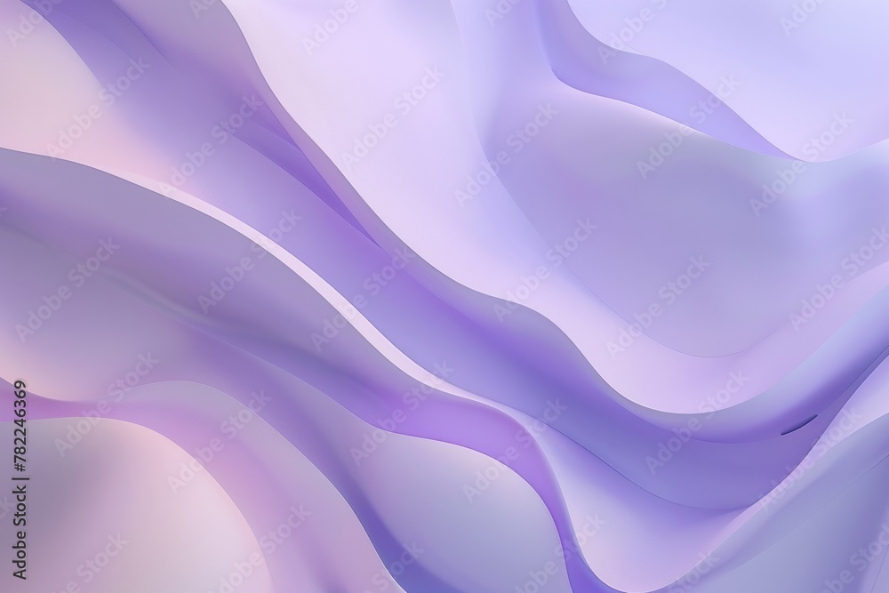 Abstract light purple background with wavy shapes and gradients Stock ...