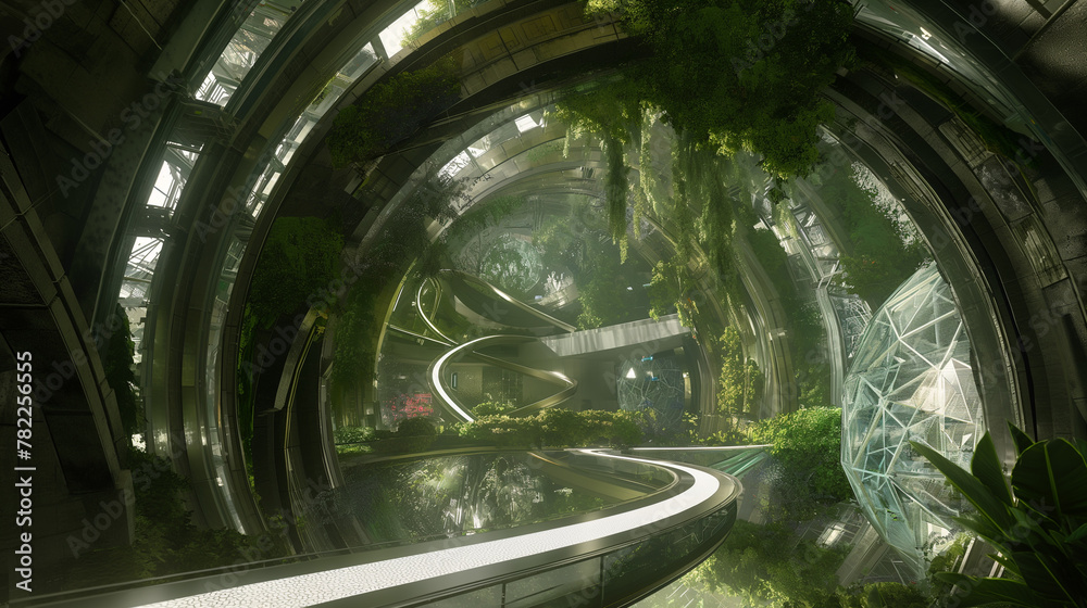 Beneath the earth's surface lies an extraordinary futuristic ...