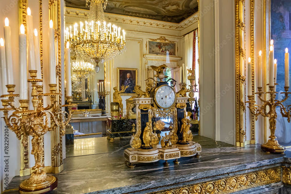 Interior of Palace of Legion of Honor (Palais de la Legion d'Honneur ...