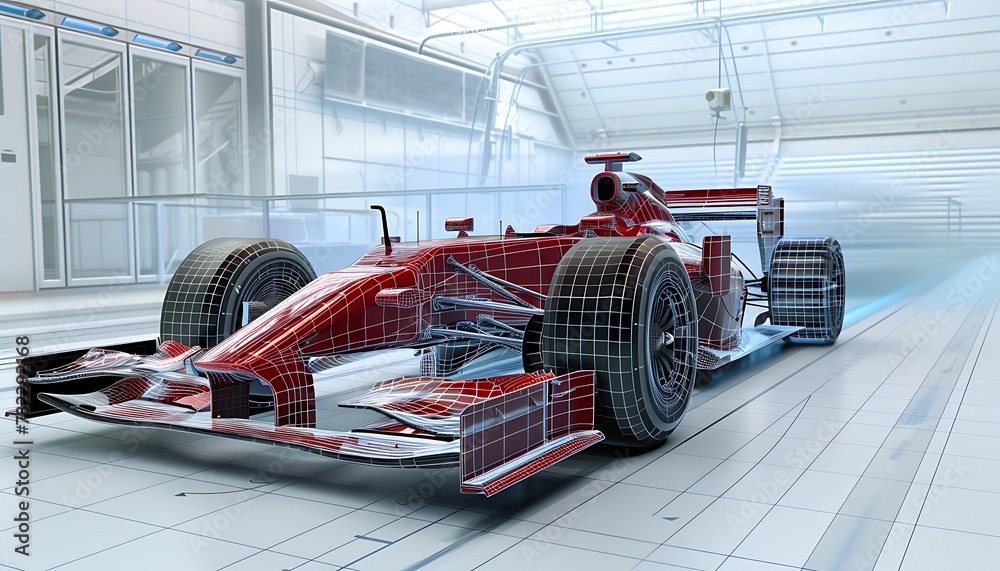 Develop CAE Model for Enhanced Formula 1 Aerodynamics, Analyze airflow ...